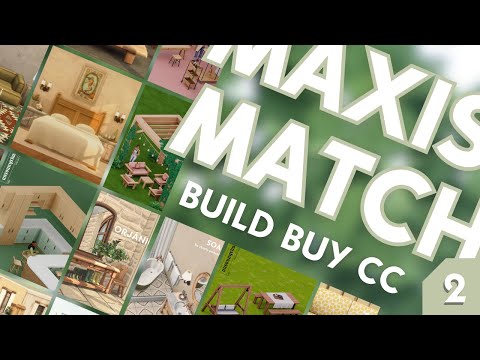 ★BEST MAXIS MATCH CC PACKS PART 2 ★ - Build/Buy CC overview - The Sims 4 [including download links]