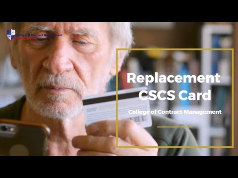 cscs card replace