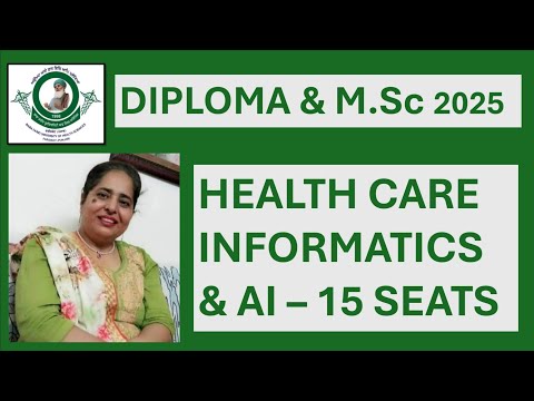 BFUHS MSc & Diploma in Healthcare AI 2025 @StudywithKuljeetKaur #viralvideo