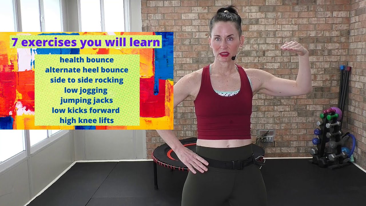 Rebounding Basic  Workout Guide Introduction | Learn All The Basic Rebounder Moves With Proper Form