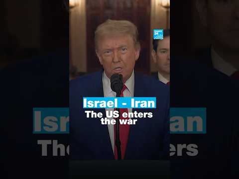 🇺🇸 The #US inserts itself into Israel-Iran war, strikes Iranian #nuclear sites • FRANCE 24 English