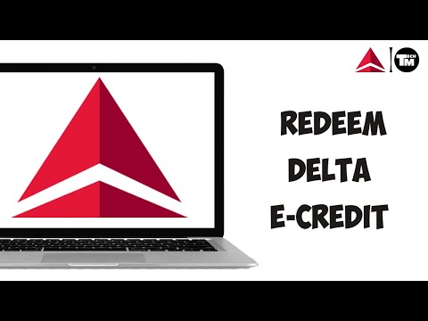 How to Redeem Delta E-Credit | Delta E-Credit Using Tutorial
