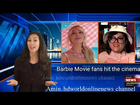 Barbie Movie fans in Los Angeles