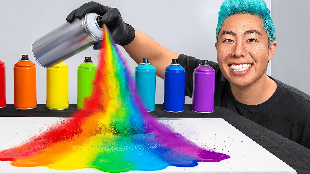 I Tried Spray Paint Art For a Day