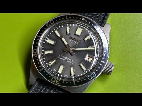 For Sale! Seiko 6217-8001 '62mas' 150m diver, Jan '66, early caseback, serviced! Beautiful lume