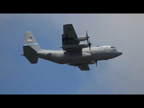 Atlantic City Int'l Airport Planespotting | EPIC F-16 Take off, C-130 Flyover & More!