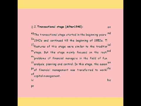 FINANCE FUNCTION - EVOLUTION