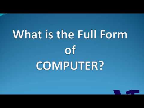 COMPUTER Full Form | Full Meaning of COMPUTER