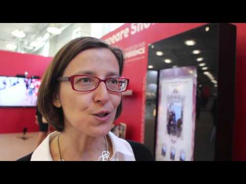 VIDEO: Professor Sonia Massai from @KingsCollegeLon talks Shakespeare at The Globe at #lbf16