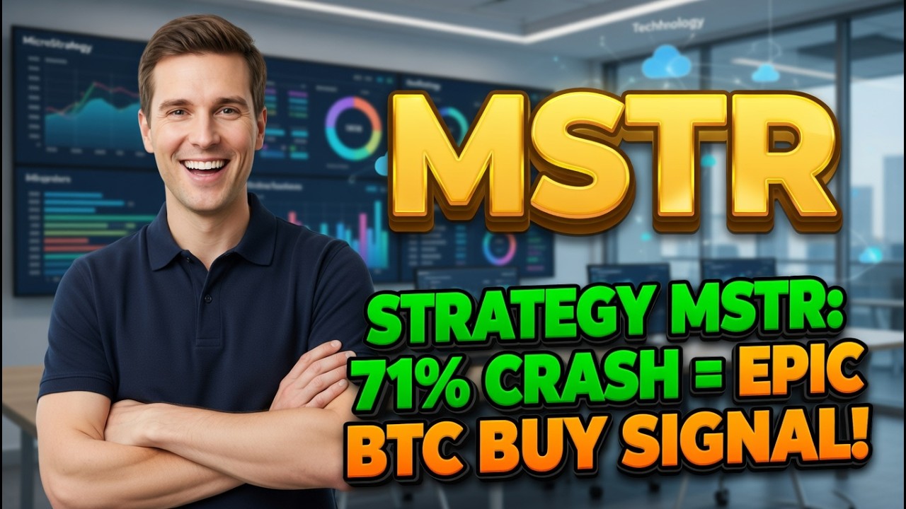 Strategy MSTR: 71% Crash = Epic BTC Buy Signal! MSTR Stock Analysis
