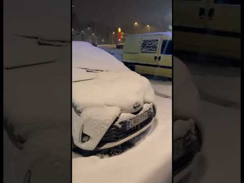 #snowfall #helsinki #finland