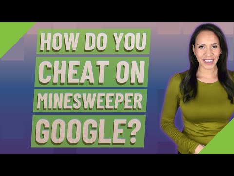 How do you cheat on Minesweeper Google?