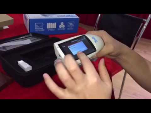 HG60 gloss meter operation video