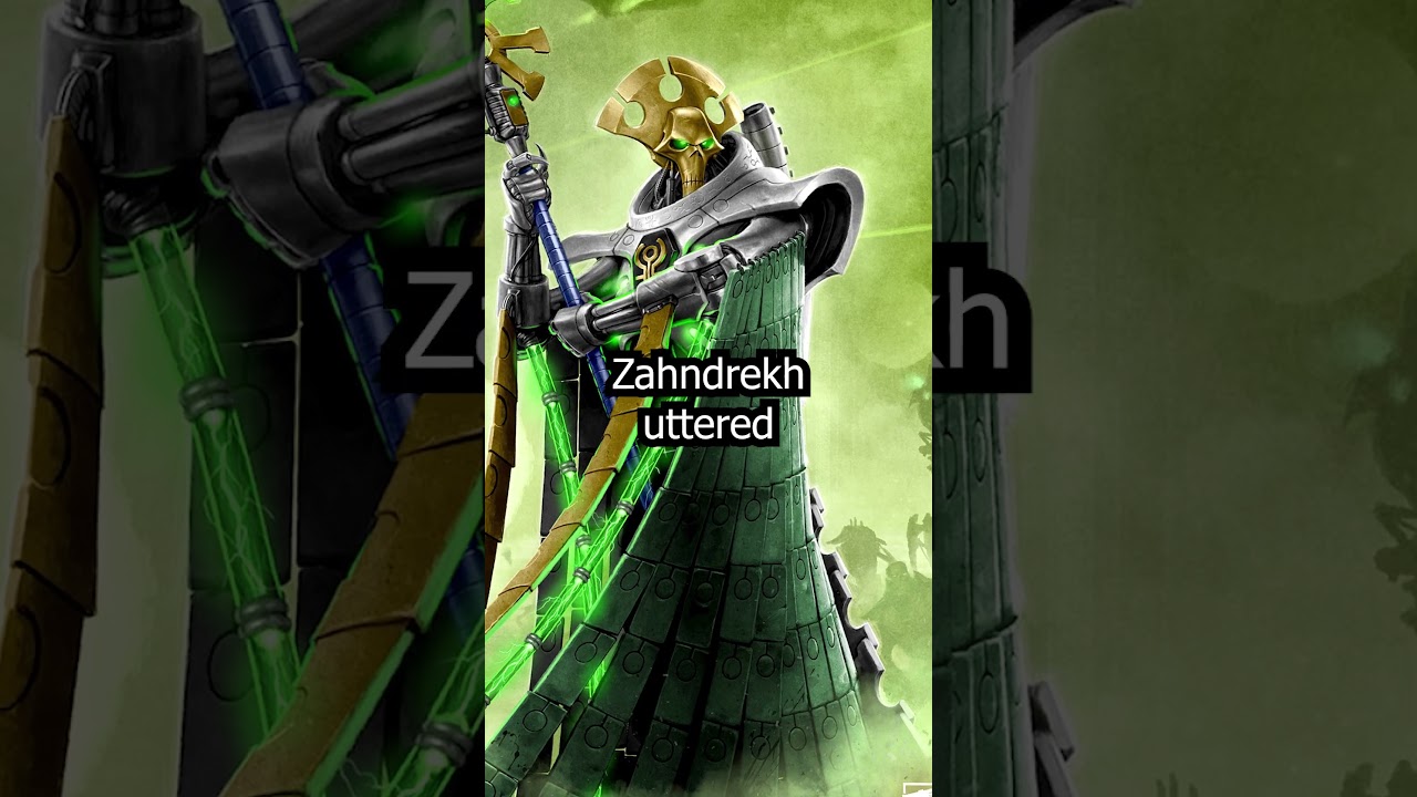 The Moment A NECRON CRIED - Nemesor Zahndrekh SAW REALITY - Tragic Moments Of Warhammer 40k