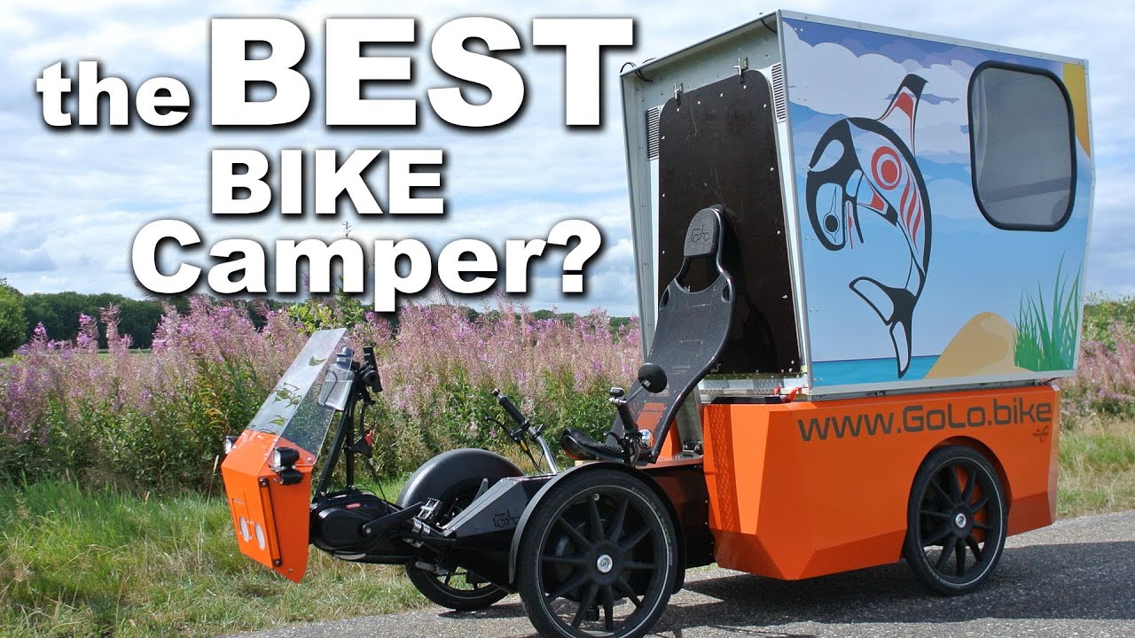 GoCamp GoLo Is the Best Bike Camper in the World, Driven by the Sun - autoevolution