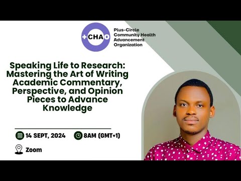 Writing Academic Commentary, Perspective, and Opinion Pieces to Advance Knowledge