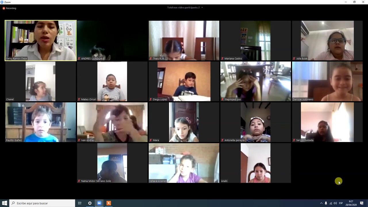 Clase Virtual - El Cuerpo Humano - 2do de Primaria