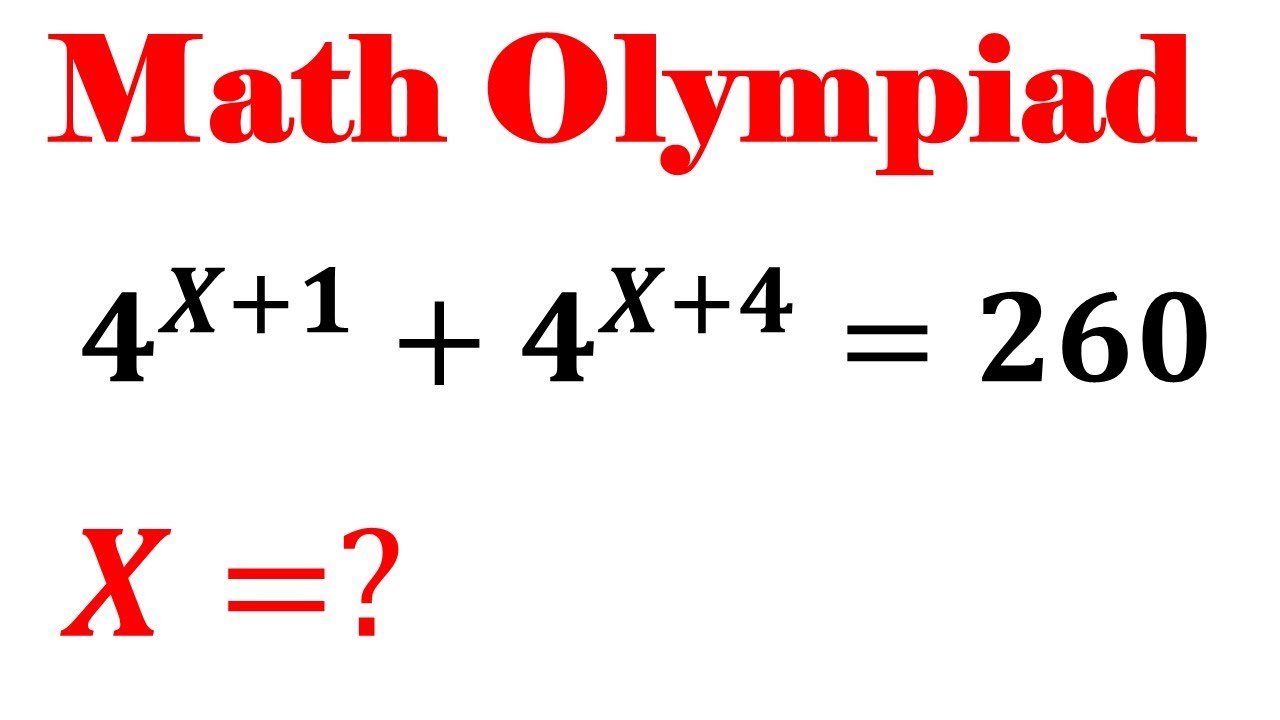 A Nice Algebra Problem | Math Olympiad Questions | A Nice Exponential Equations
