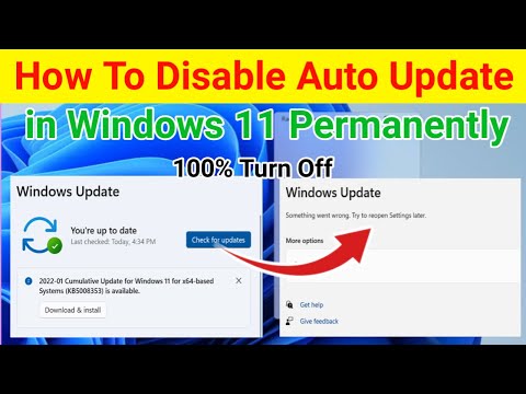 How To Disable Windows 11 Automatic Updates Permanently | Turn Off ...