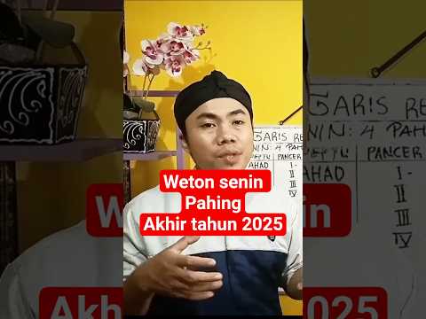 Monday Pahing weton message #shortvideo #primbonjawa