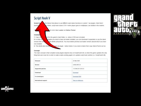 How to install Scripthookv for GTA 5 ENHANCED (2025) GTA 5 MODS