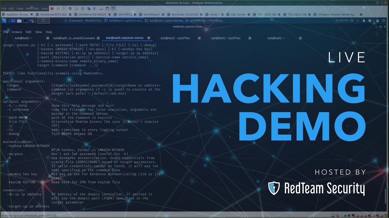 RedTeam Security Live Hacking Demonstration