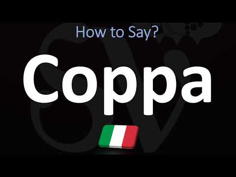 How to Pronounce Coppa? (CORRECTLY) | Italian Charcuterie Board, Pronunciation Guide