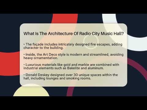 What Is The Architecture Of Radio City Music Hall? - United States Revealed