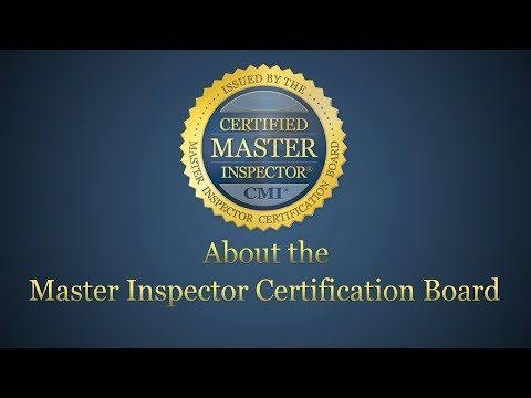 About the Master Inspector Certification Board