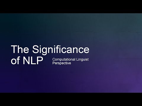 Natural Language Processing (NLP) - Computational Linguist