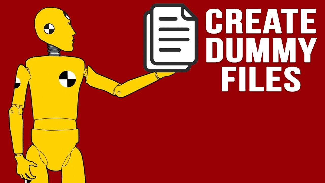Create Custom Dummy Test Files of Any Size for Free