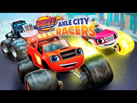 Blaze and the Monster Machines: Axle City Racers - FULL GAMEPLAY ALL TRUCKS