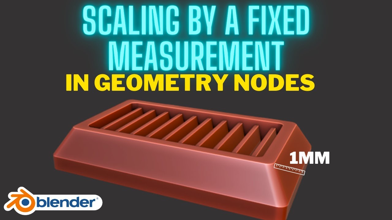 Scaling by a fixed measurement with Geometry Nodes in Blender