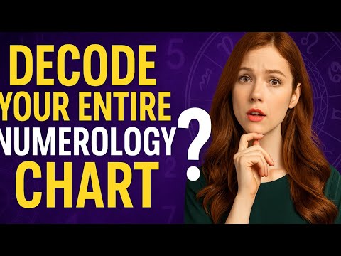 Decode Your Entire Numerology Chart Using Just Your Birth Date, Name & Phone Number #matrixofdestiny