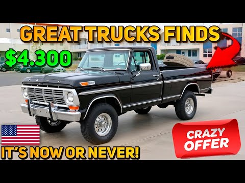 HURRY! 20 Affordable Classic Trucks Available on Craigslist and Facebook Marketplace!
