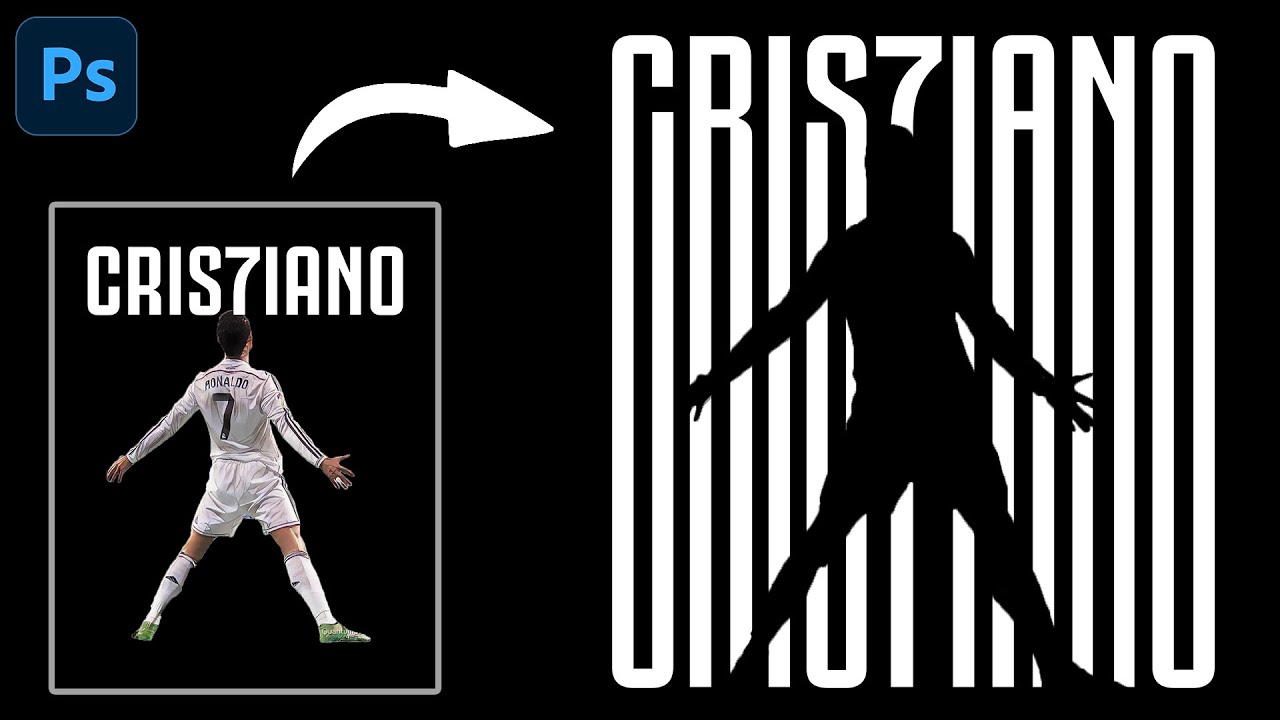 Create a CR7 Juventus Poster in Photoshop | Easy Photoshop Tutorial