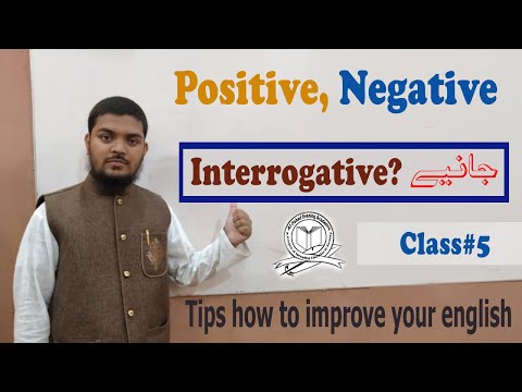 Positive, Negative Interrogative Sentence - Learn in Urdu