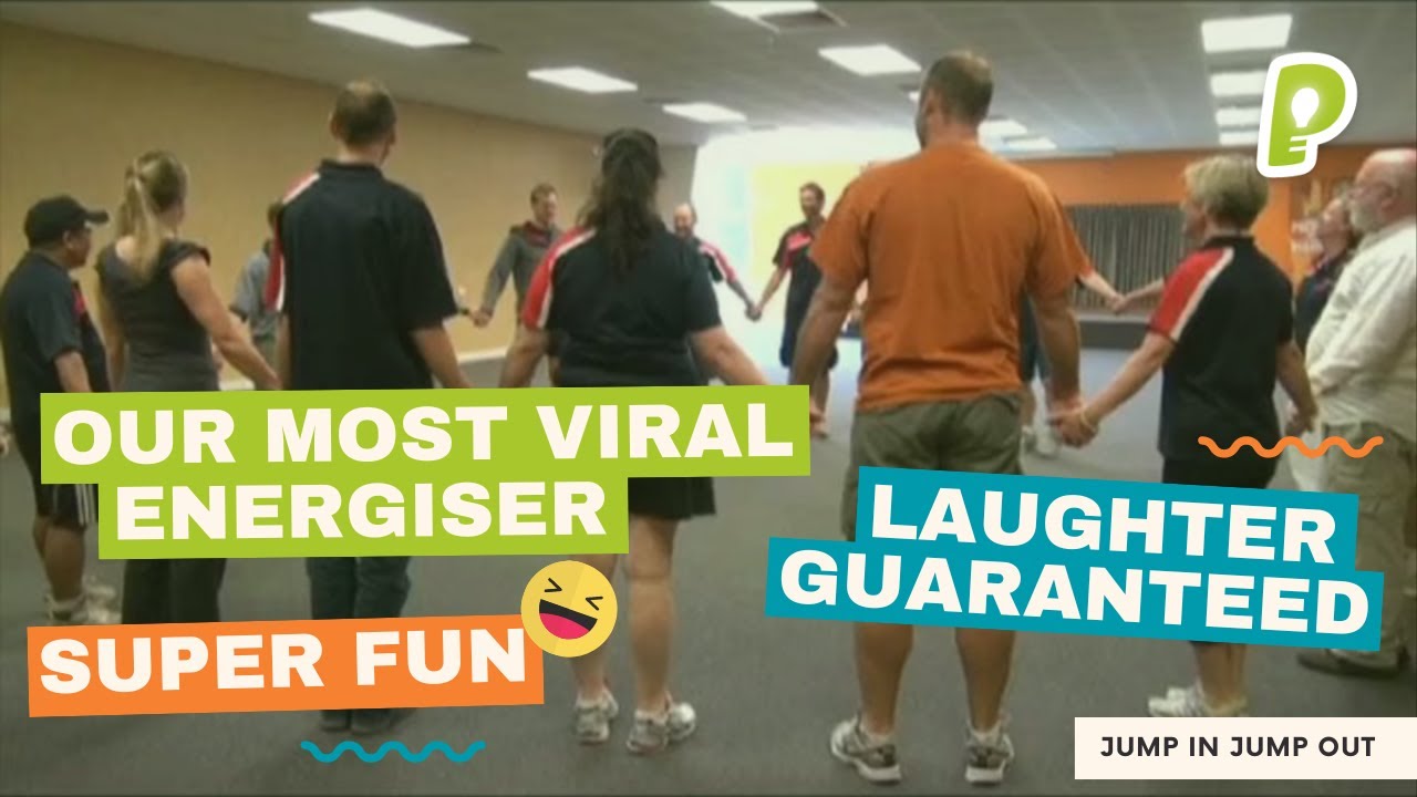 Group ENERGISER, Warm-Up, Fun Game - Jump In Jump Out | playmeo