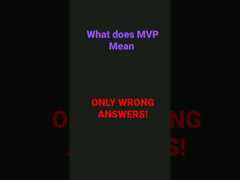 whats MVP mean