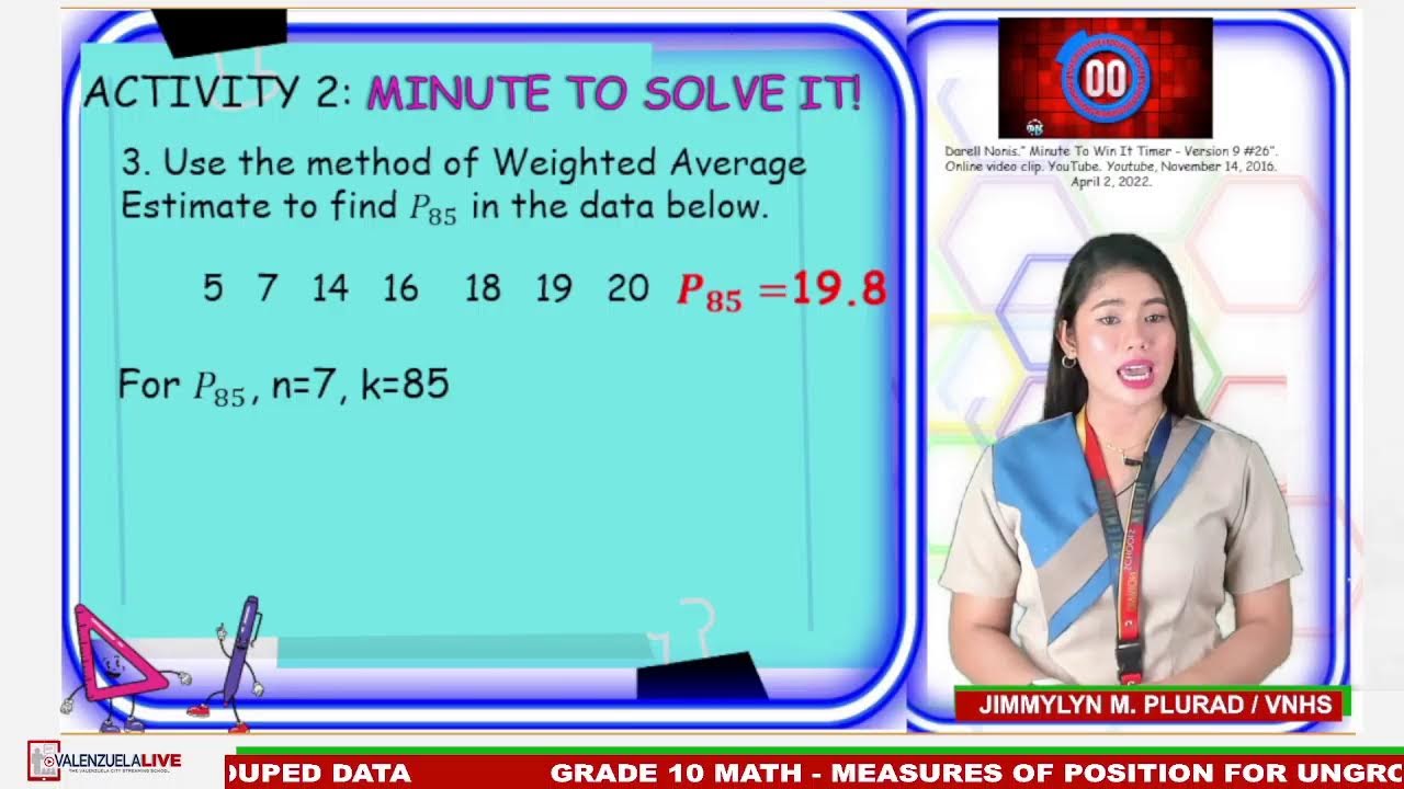 Understanding Measures of Position for Ungrouped Data in Grade 10 Math ...
