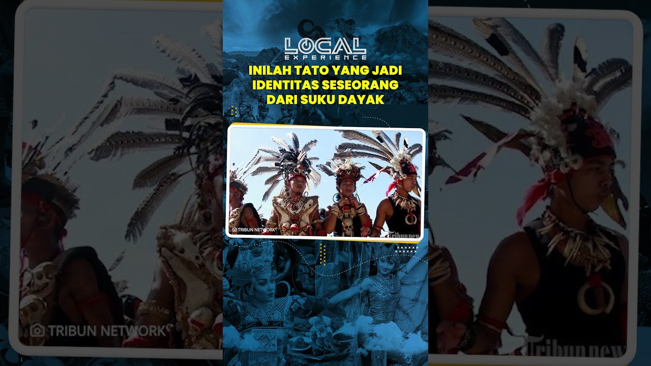 Tato Suku Dayak, Simbol Jati Diri Masyarakat di Subsuku Dayak ...
