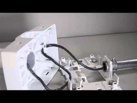 Mount a PTZ camera with AXIS T91B62 Parapet Mount and conduit