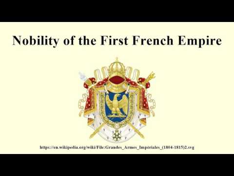 Nobility of the First French Empire