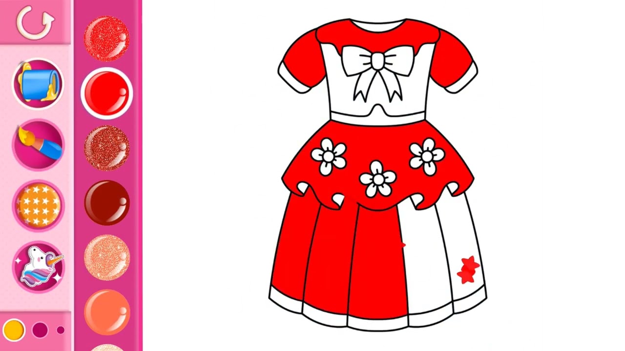 wedding dress coloring book