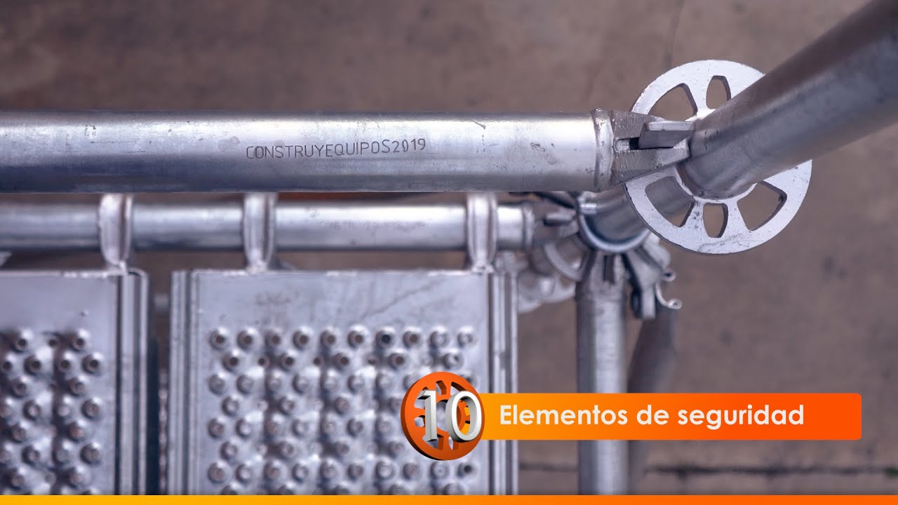 Andamios certificados - Paso a paso montaje básico andamio multidireccional