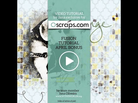 How to create a Grunge Background for your Digital Scrapbooking