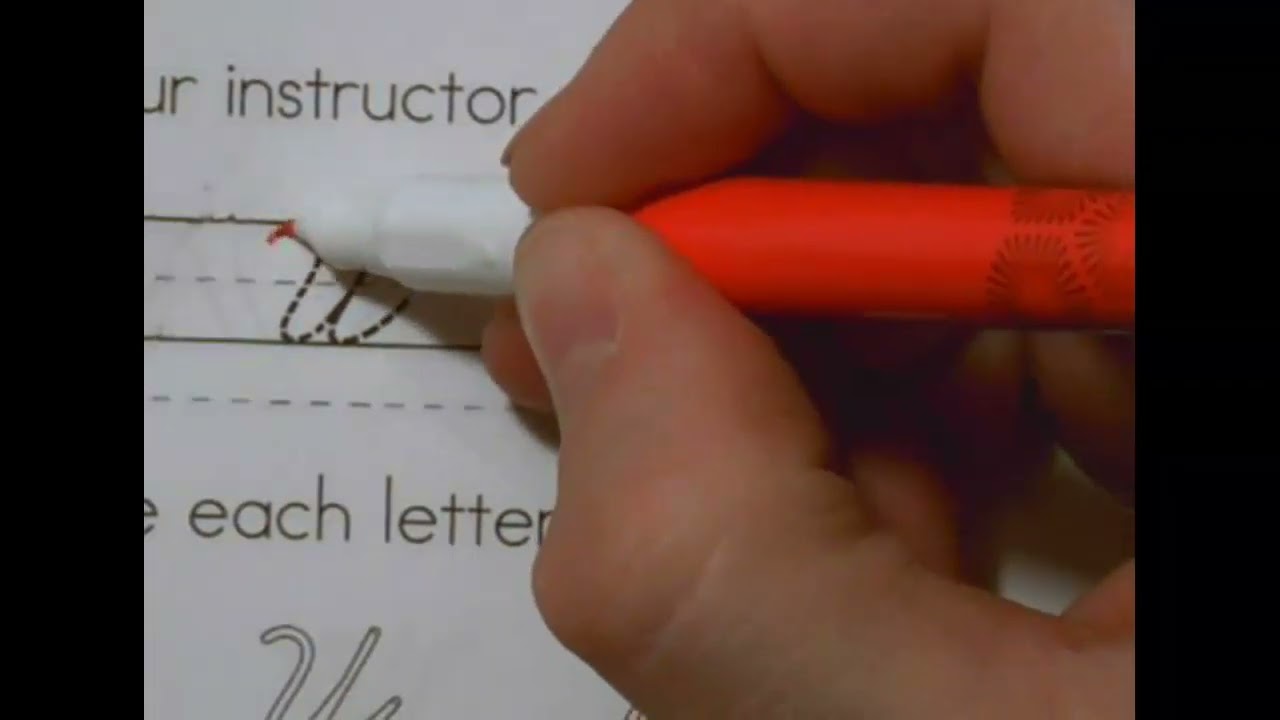 Uppercase Cursive Letter U with YonkeKong