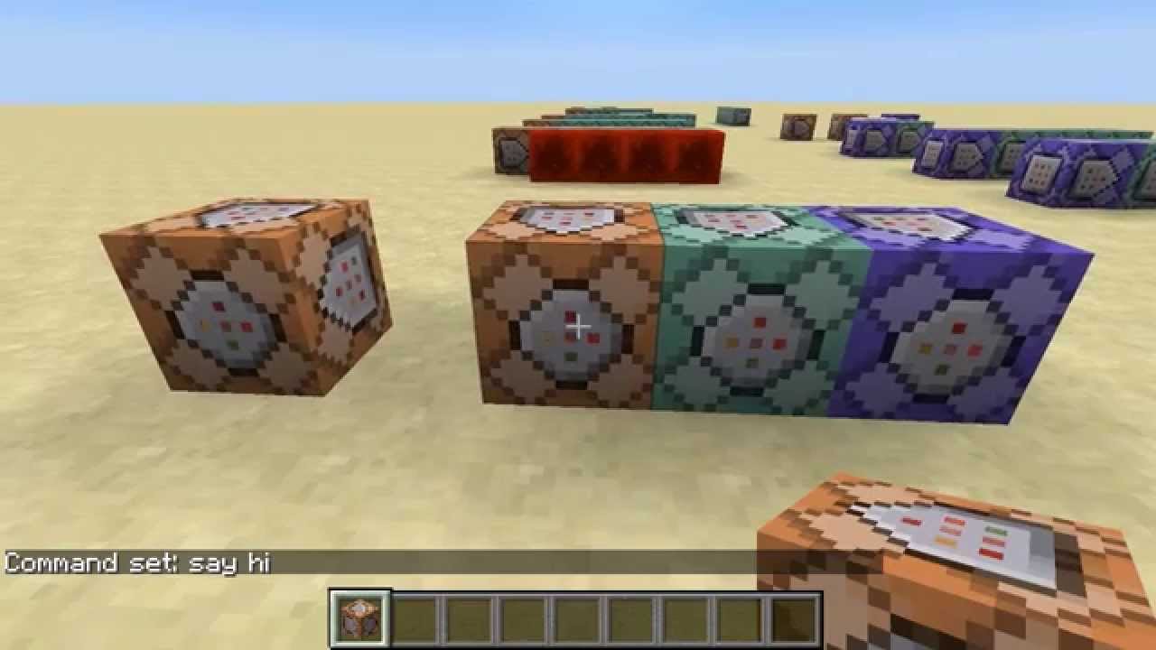 Learning Minecraft Command Block Programming, Part 2 - Impulse, Chain, Repeat