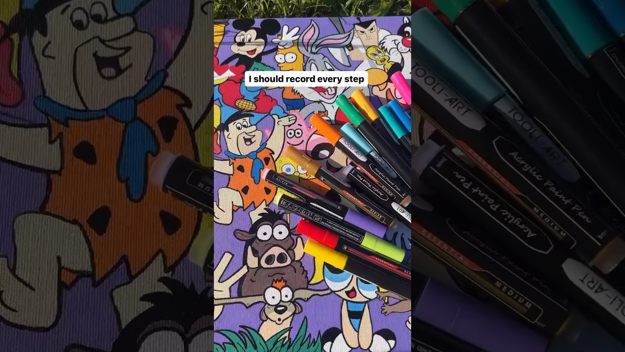 #90scartoons #tooliart #posca #cartoonist #cartoon #cartoonartist #cartoon