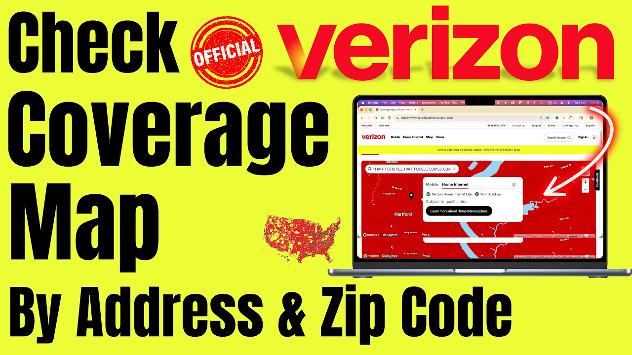Check Verizon Coverage Map by Address & by Zip code